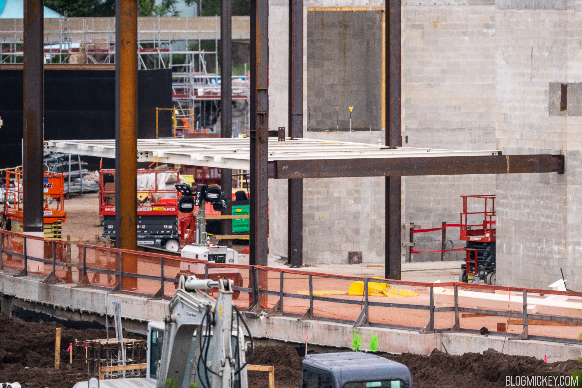 CommuniCore Hall Takes Shape With New Steel Installation at EPCOT