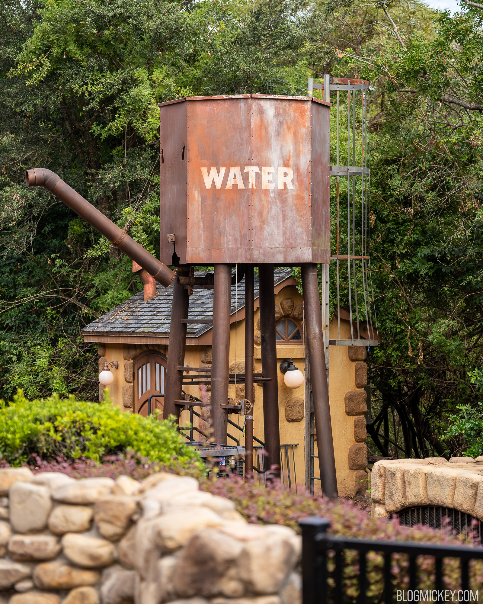 Walt Disney World Railroad Water Tower Refurbishment Completed at Magic ...