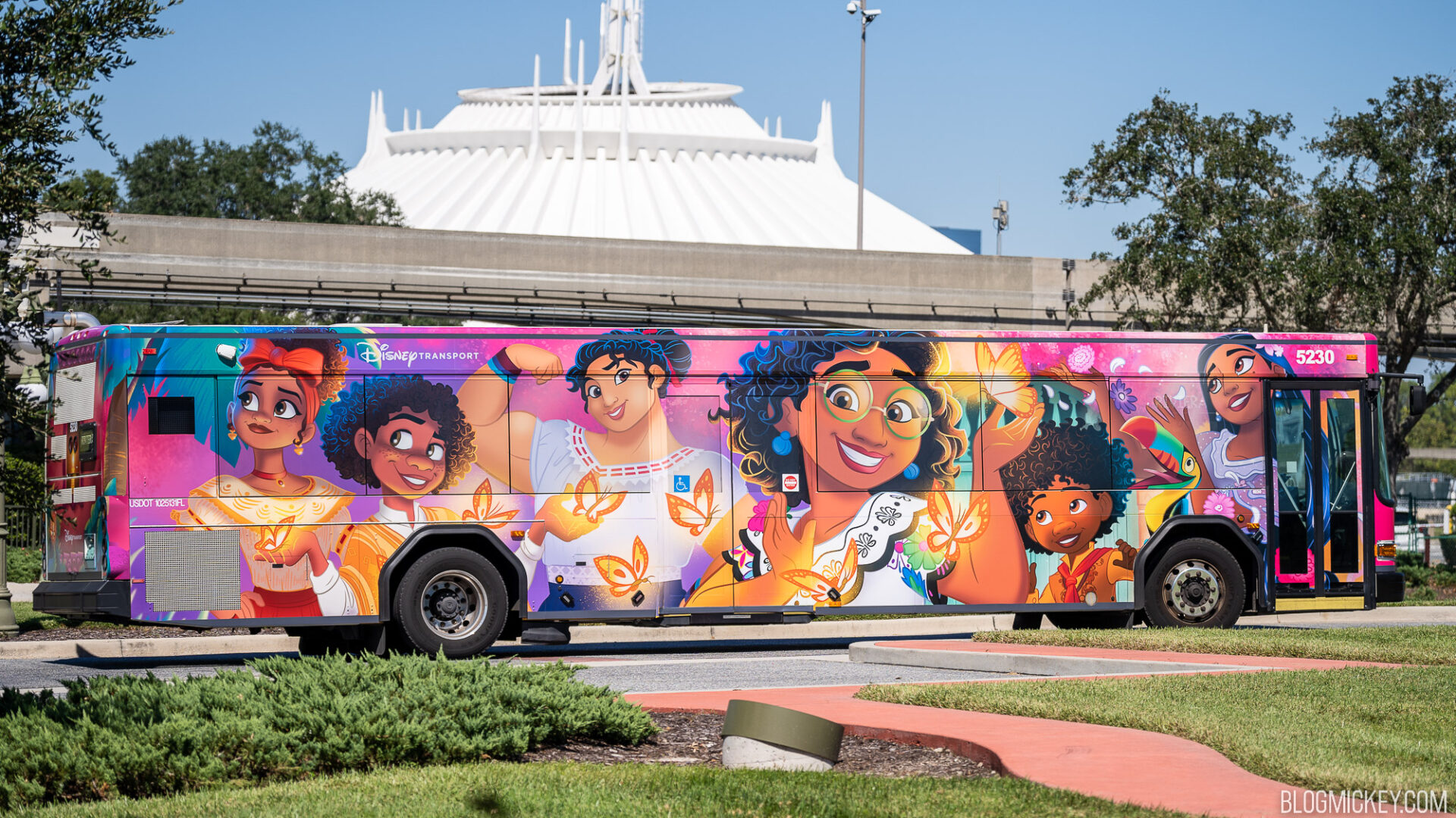 Encanto Bus Debuts at Walt Disney World