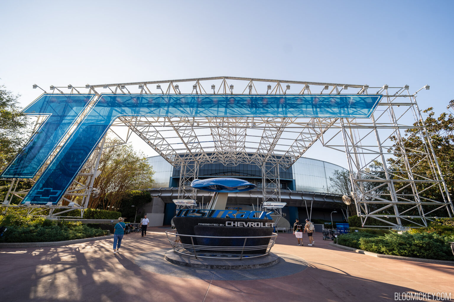 Test Track Canopy Torn Off By Hurricane Ian at EPCOT
