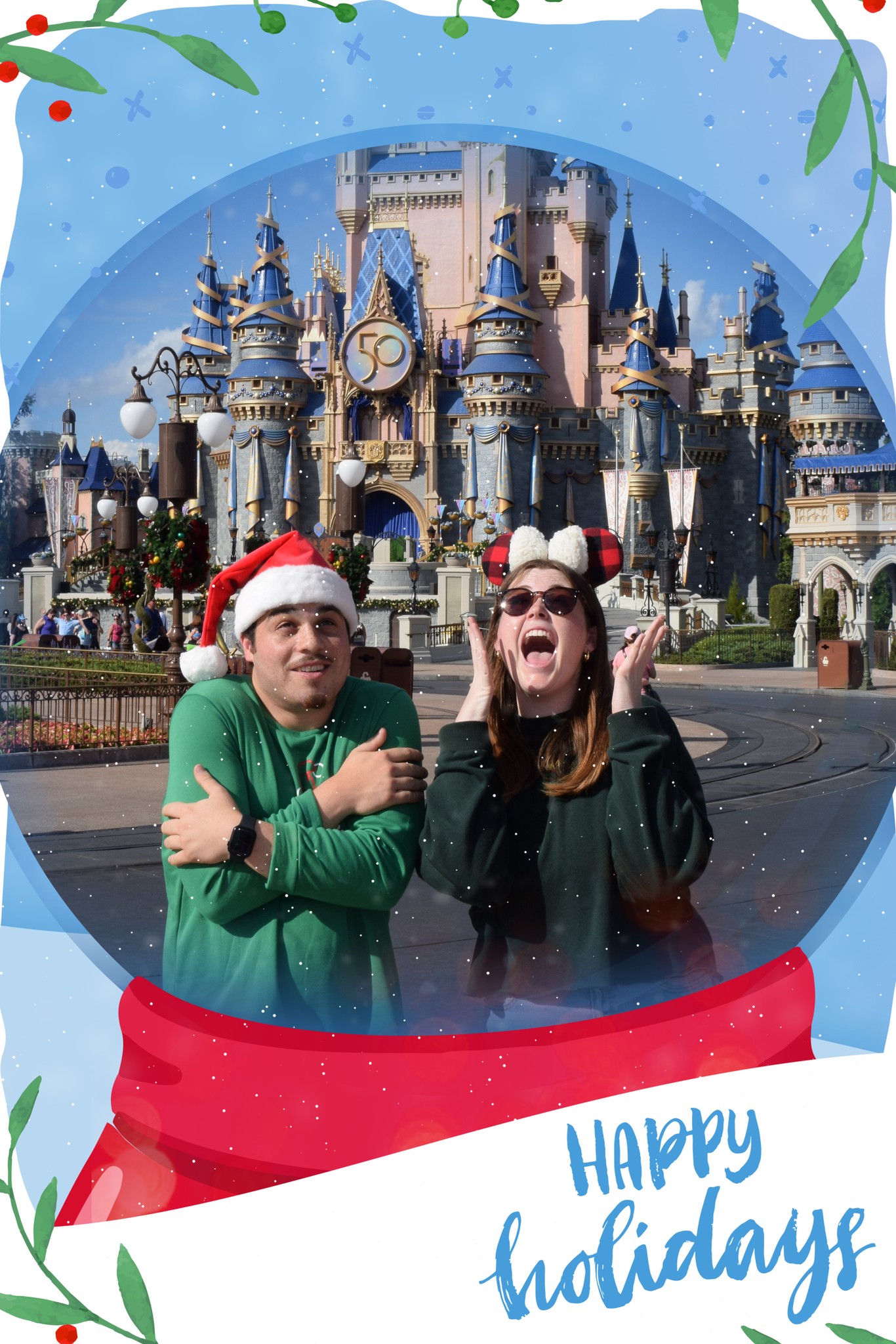 Magic Kingdom Disney PhotoPass Holiday Magic Shots & Super Zoom