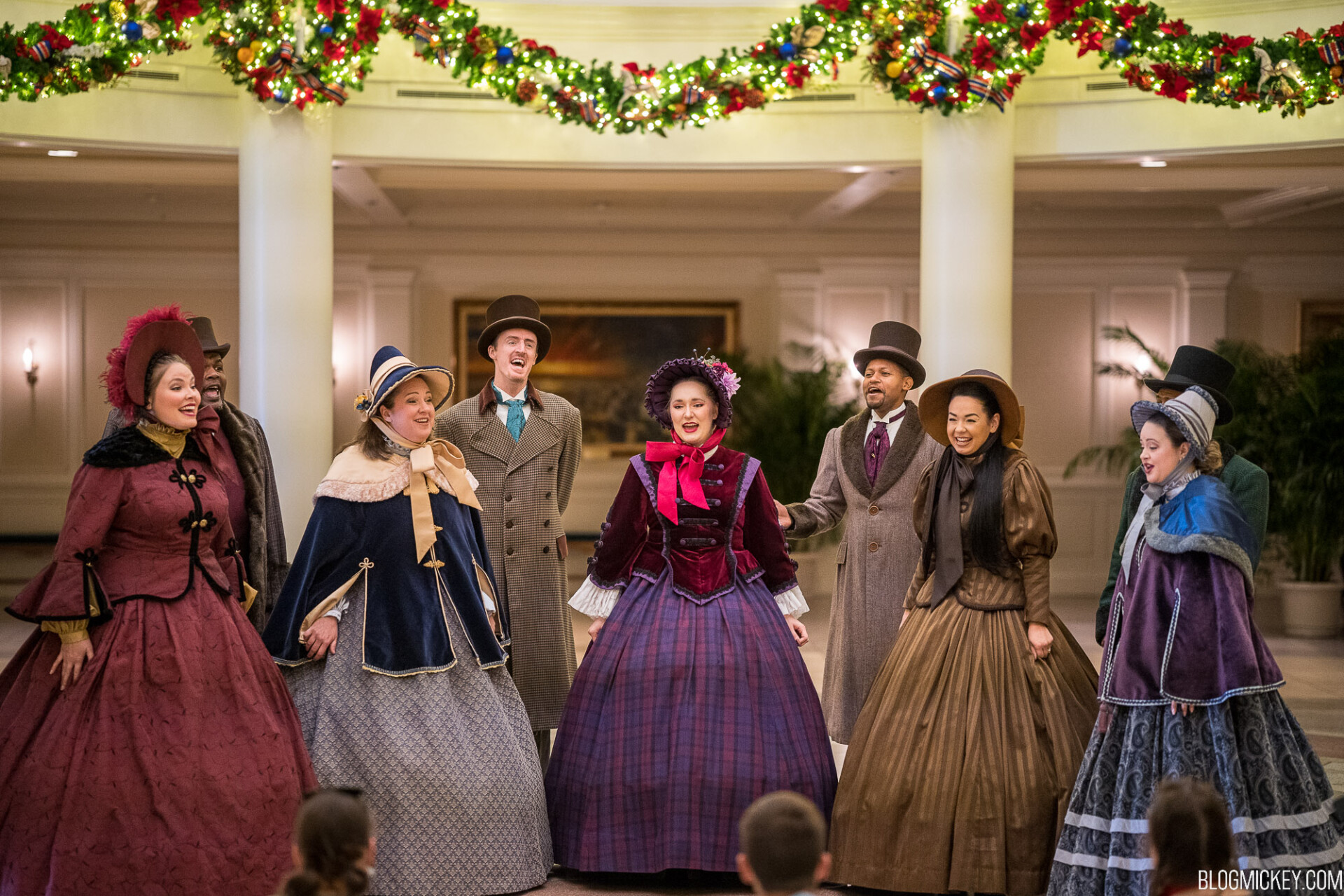 Voices of Liberty as Dickens Carolers During EPCOT Festival of the Holidays