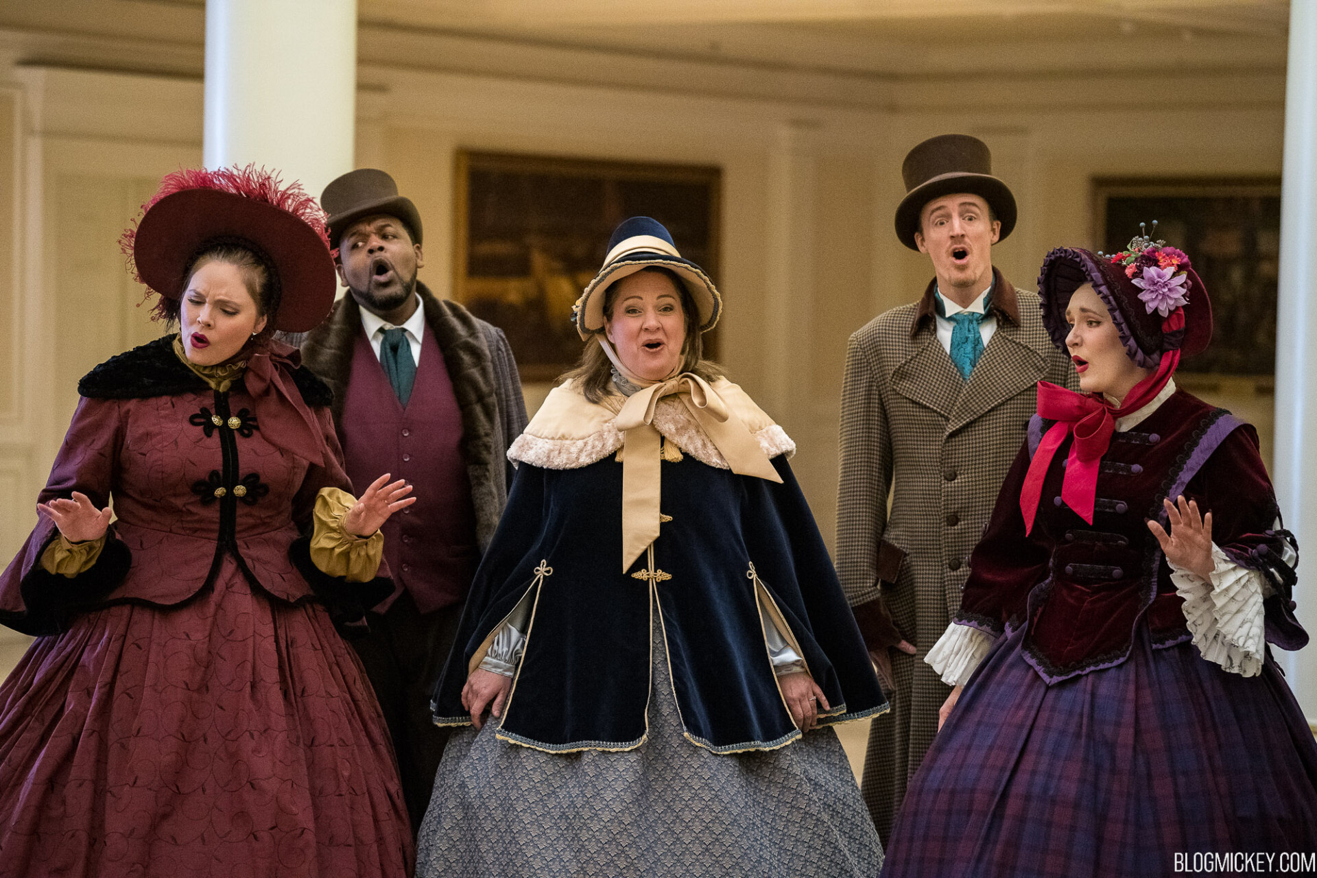 Voices of Liberty as Dickens Carolers During EPCOT Festival of the Holidays
