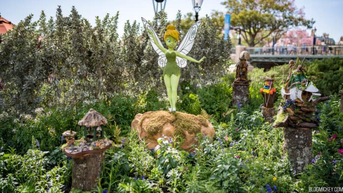 Tinker Bell Topiary and Fairy House Garden Returns for 2023 EPCOT ...