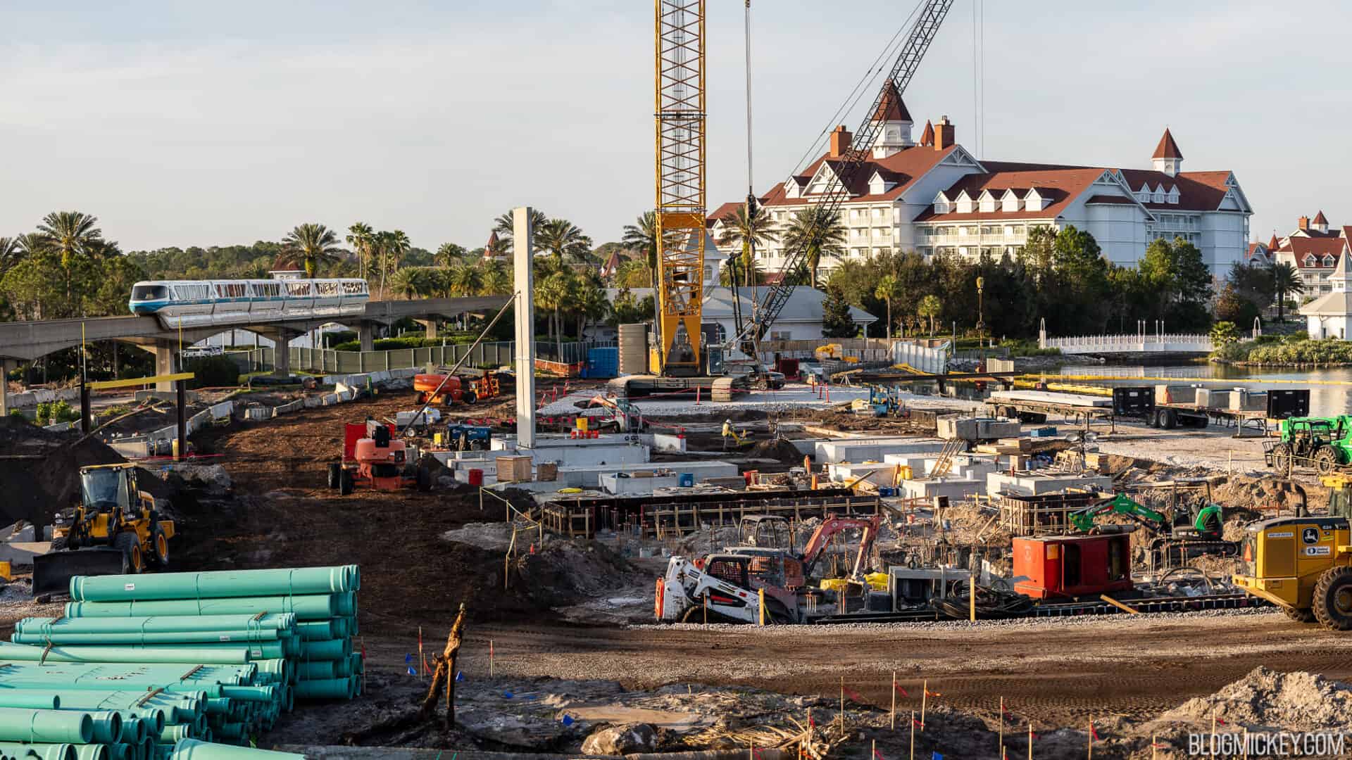 Disney Vacation Club Tower Construction Goes Vertical at Disney's ...