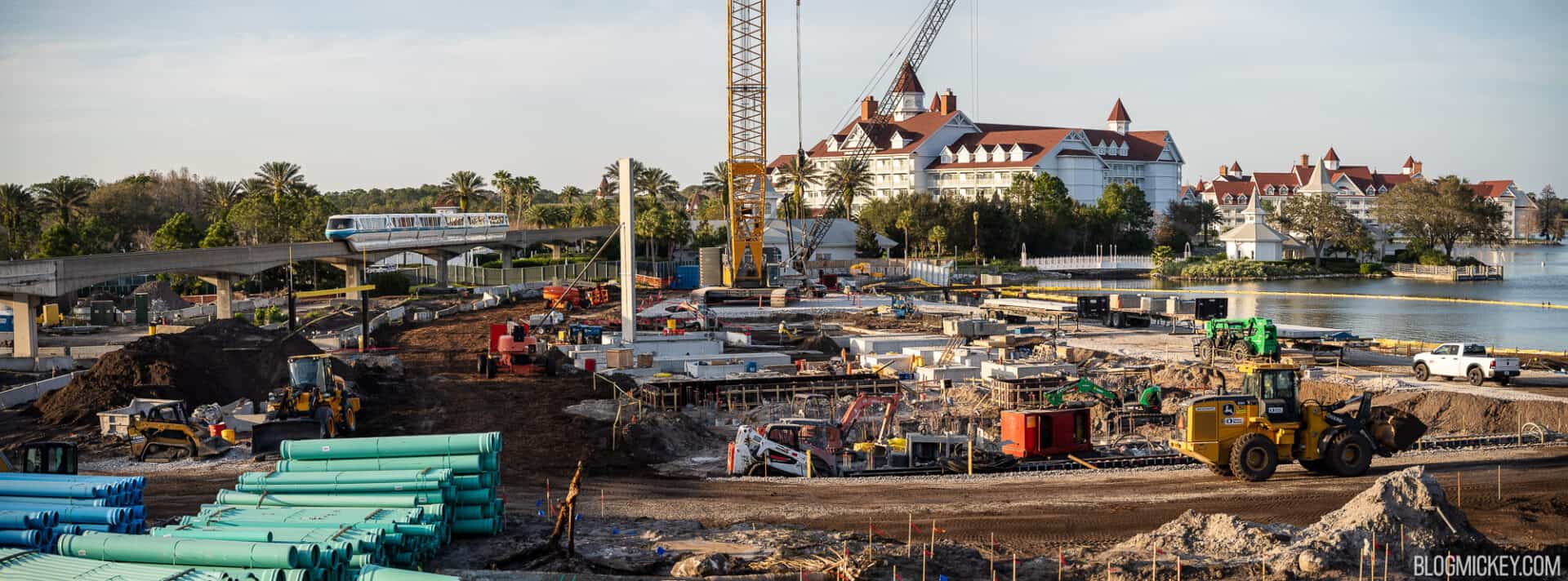 Disney Vacation Club Tower Construction Goes Vertical at Disney's ...