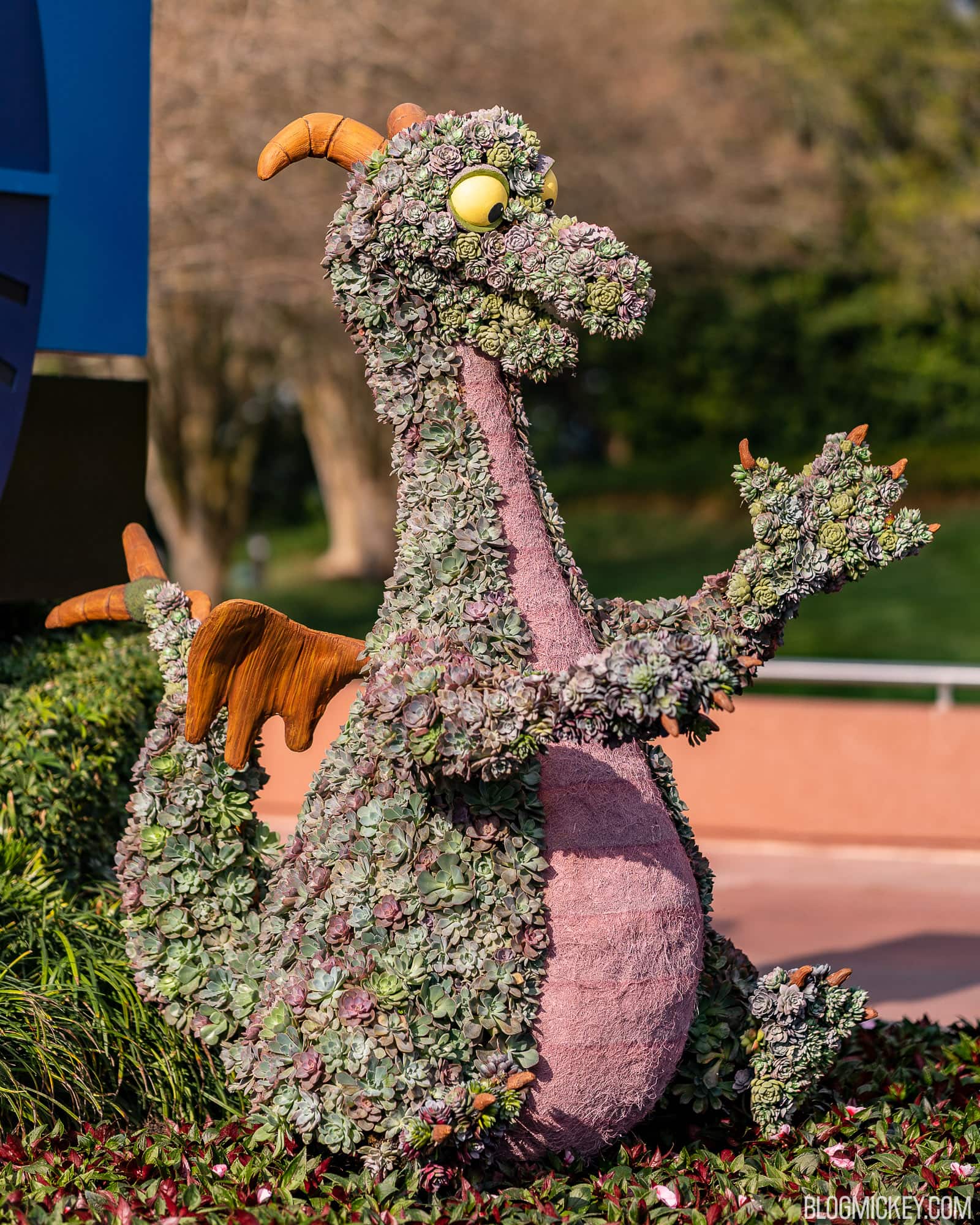 Figment Topiary Gets NEW Succulent Design for 2023 EPCOT Flower ...