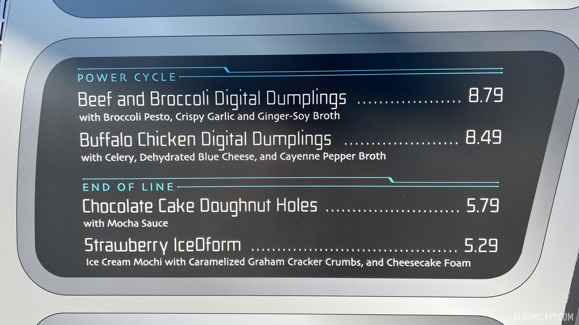 Energy Bytes TRON Snack Stand Review at Magic Kingdom