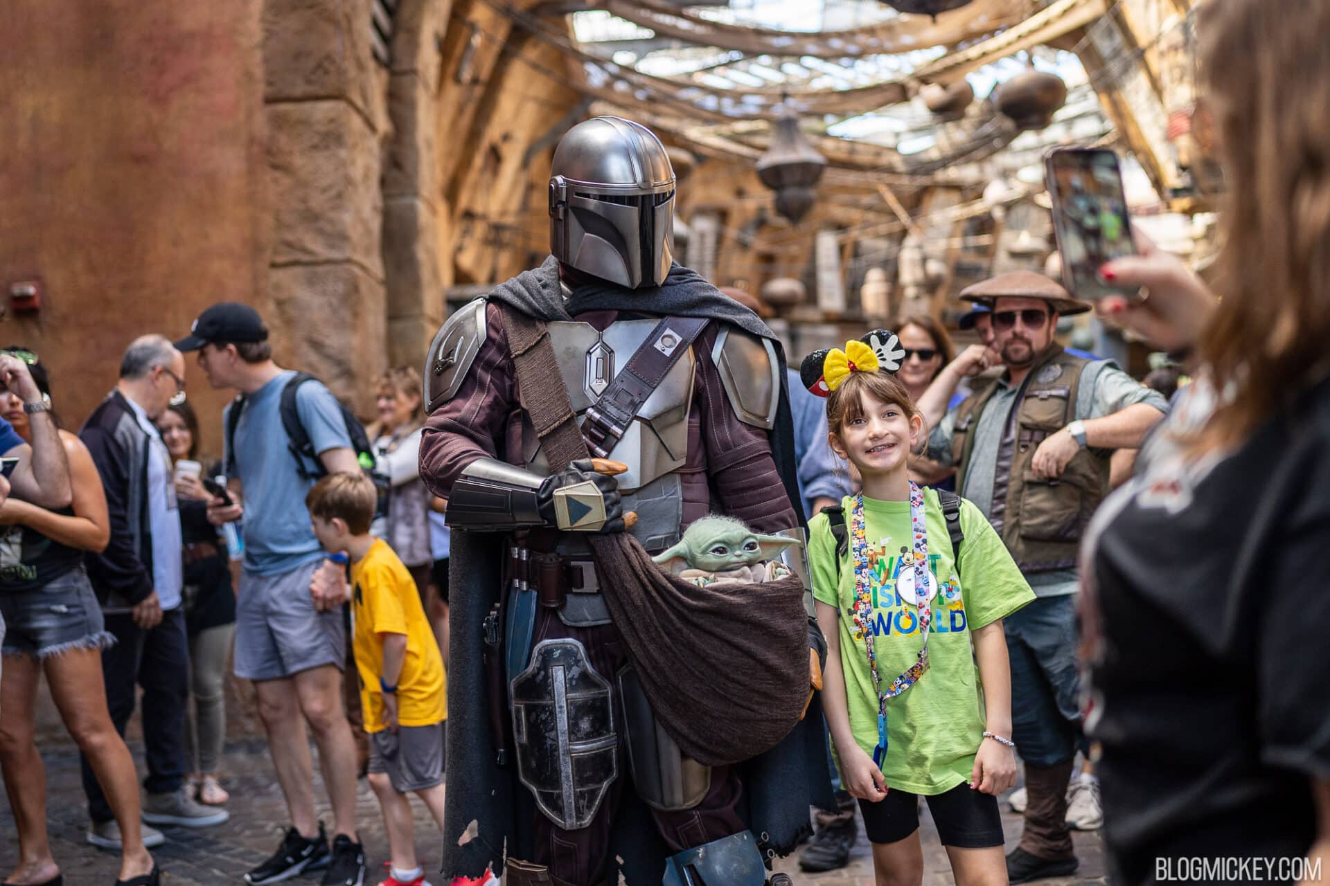 The Mandalorian & Grogu Send Galaxy's Edge Into a Frenzy at Disney's ...
