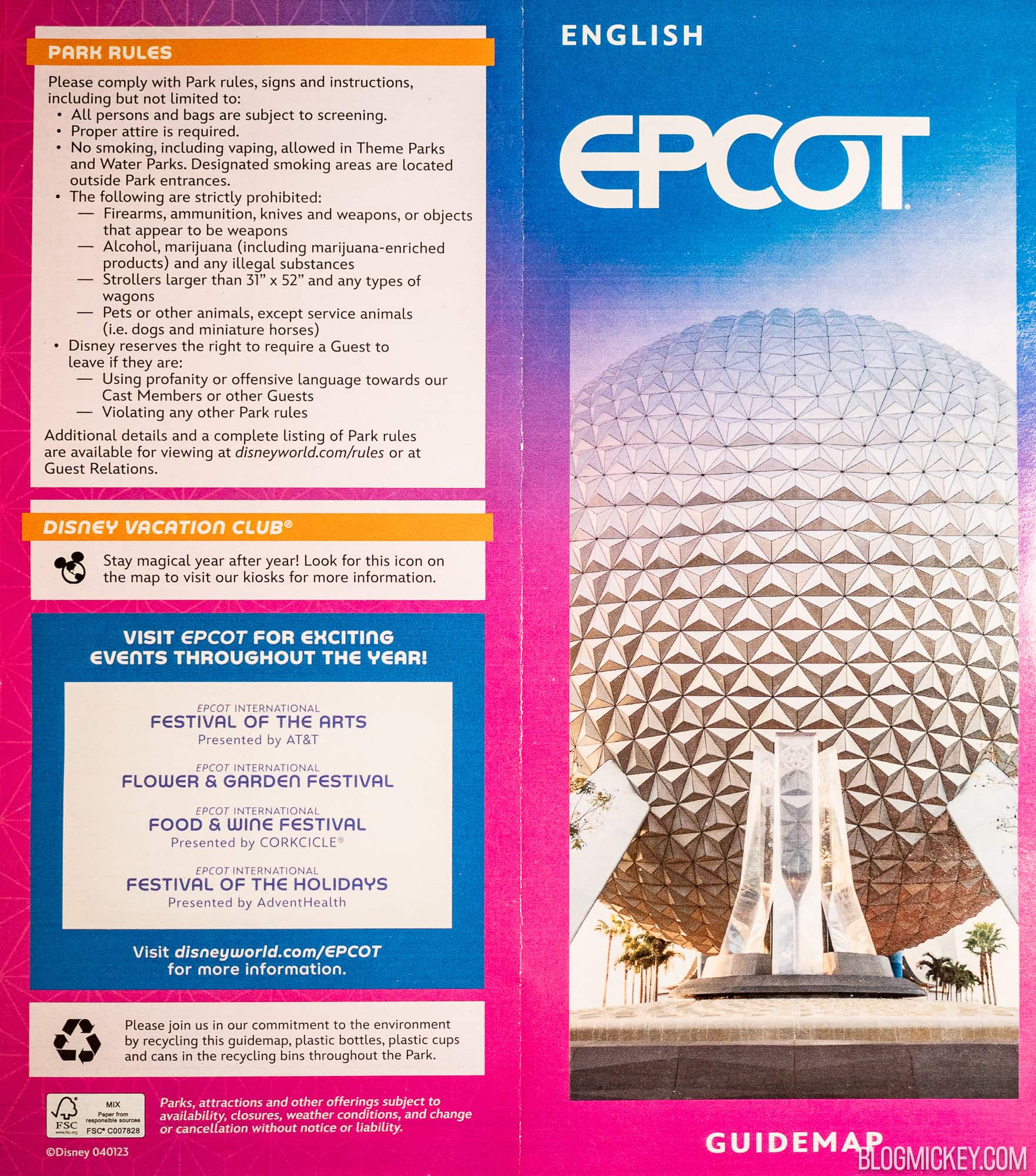 New EPCOT Map Removes 50th Anniversary Theme & Removes Harmonious Barges