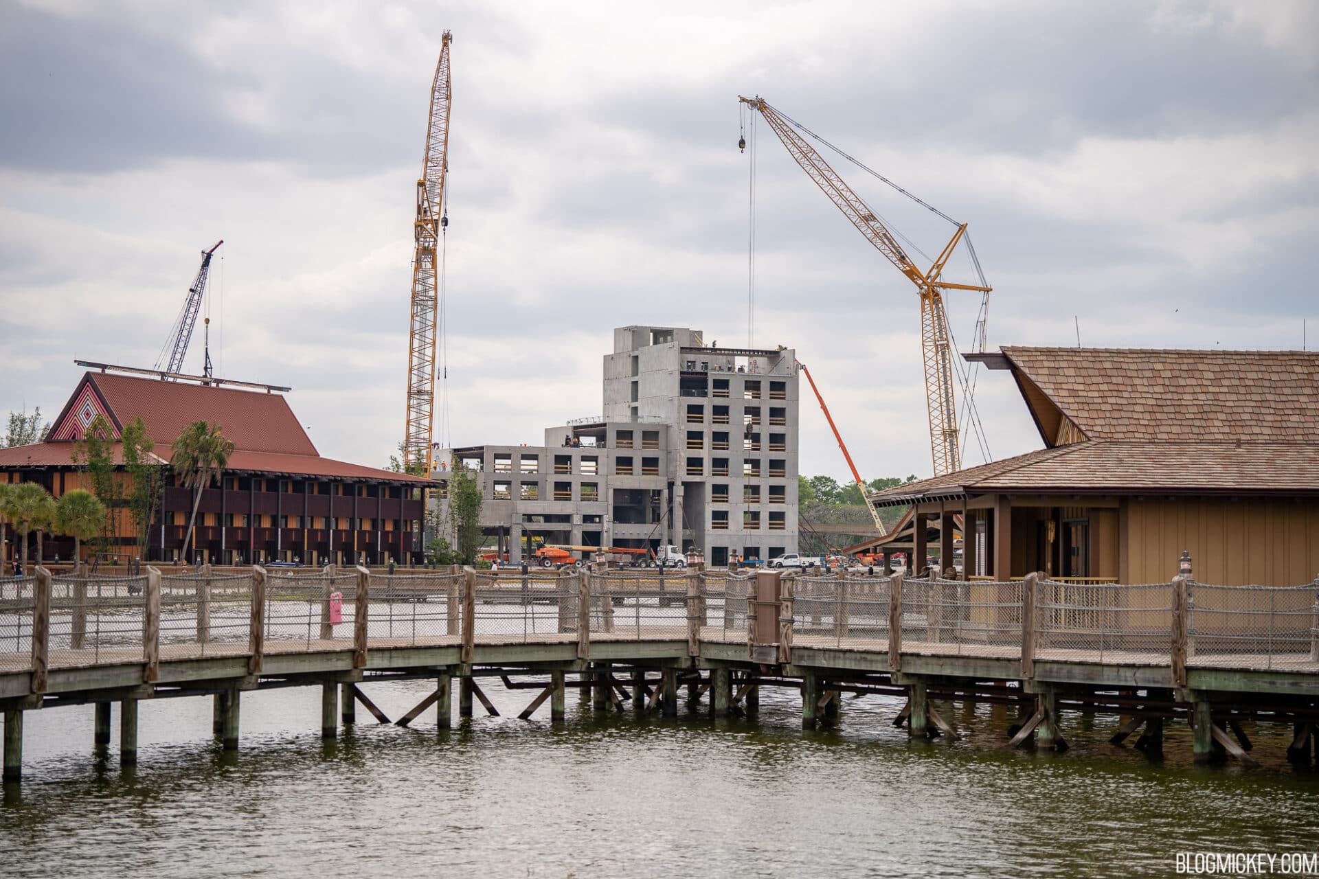 Impressive Construction Pace Continues For Polynesian Village DVC Tower ...