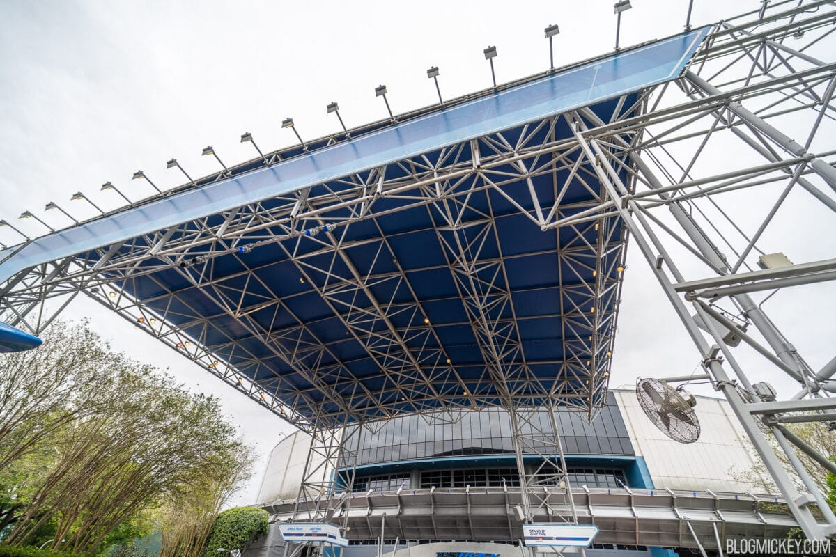 Test Track Canopy Removal Begins at EPCOT, Outdated Attraction Logo ...
