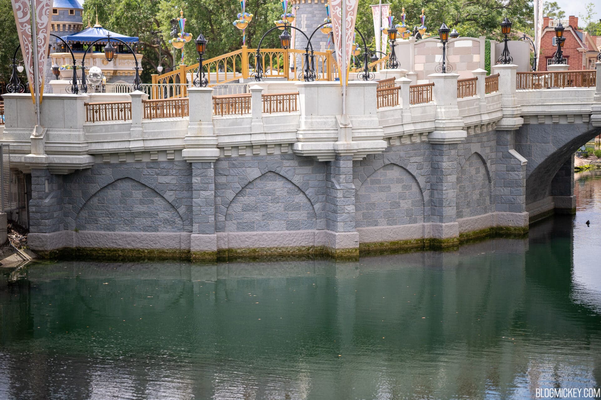 Crews Prepare to Drain Cinderella Castle Moat Soon for 50th Anniversary ...