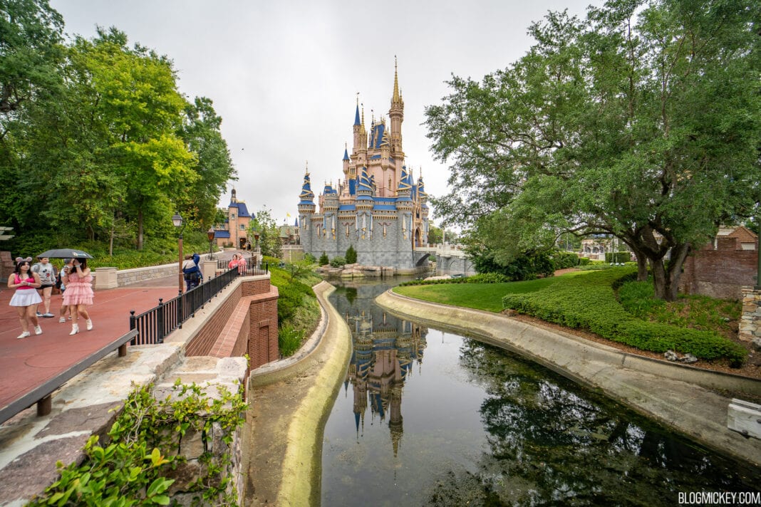 Cinderella Castle Moat Draining Begins In Support of 50th Anniversary ...