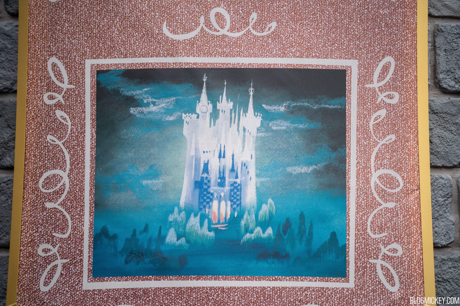 Vibrant Banners Restored at Cinderella Castle, Mary Blair Art Banners ...