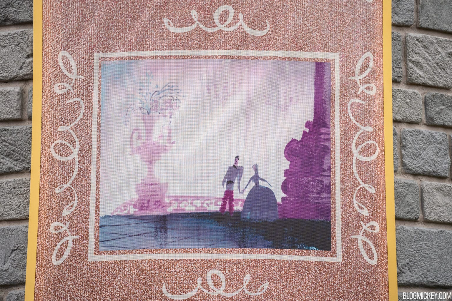 Vibrant Banners Restored at Cinderella Castle, Mary Blair Art Banners ...