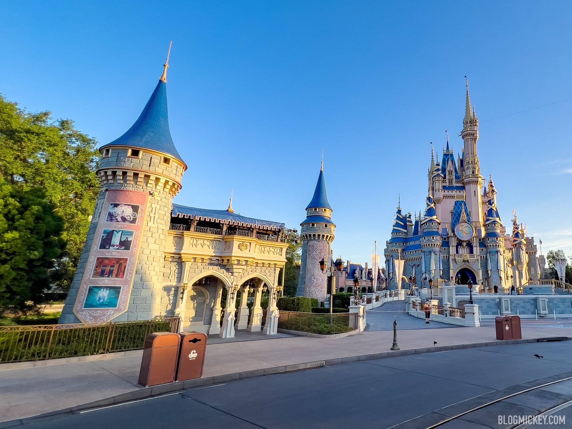 Vibrant Banners Restored at Cinderella Castle, Mary Blair Art Banners ...