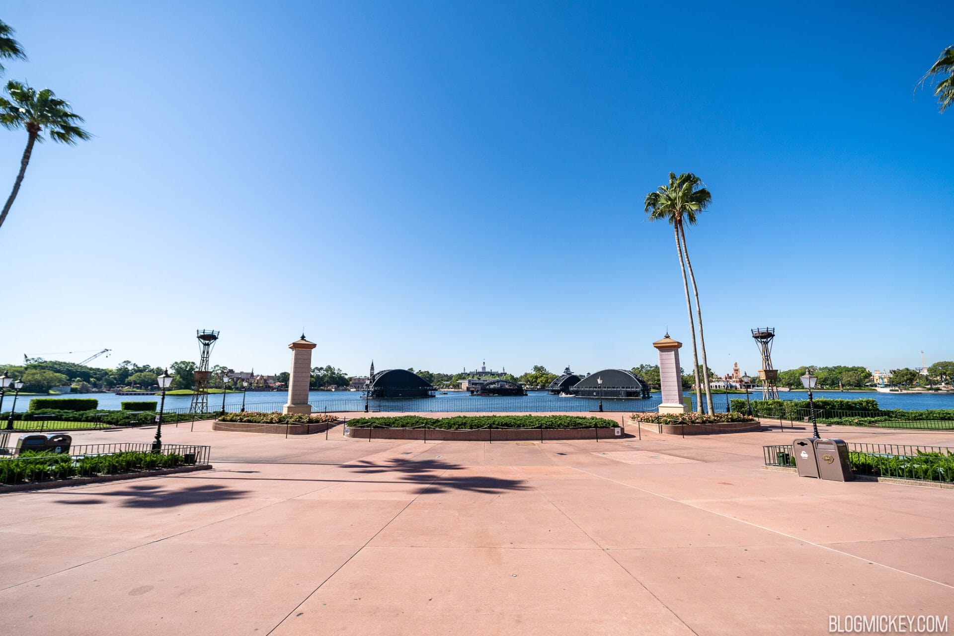 Harmonious Centerpiece Ring Barge Removed from World Showcase Lagoon at ...