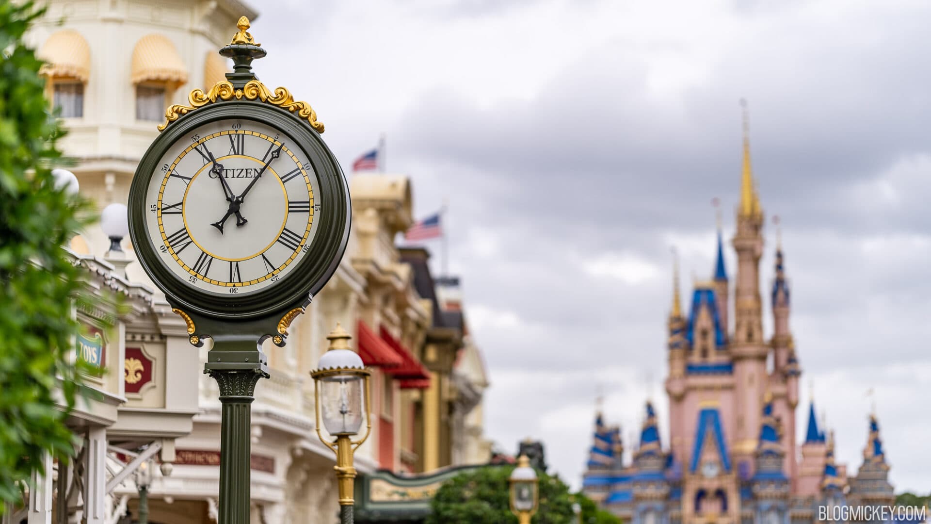 Main Street USA Clock Returns, Restored to Pre-50th Design
