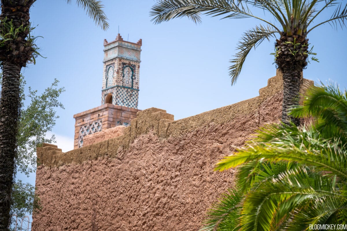 Rooftop Refurb Continues at Morocco Pavilion in EPCOT