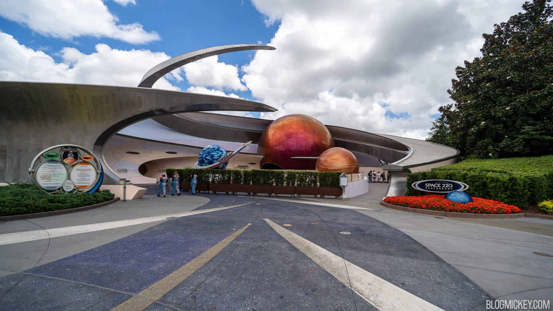 Refurbishment Underway for Sun-Damaged Mission: SPACE Facade at EPCOT