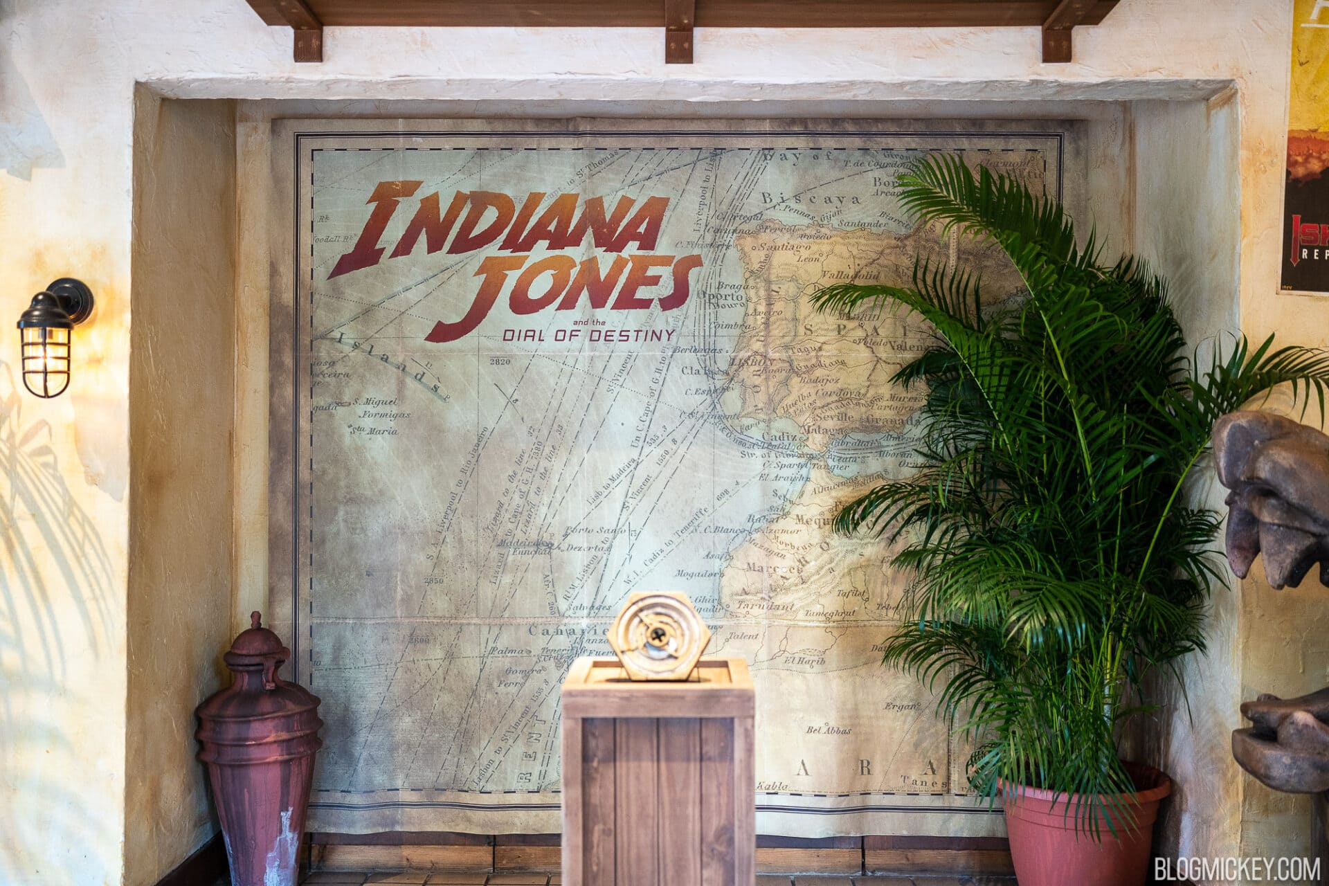 PHOTO TOUR: New Indiana Jones Den of Destiny Prop Gallery & Bar at ...