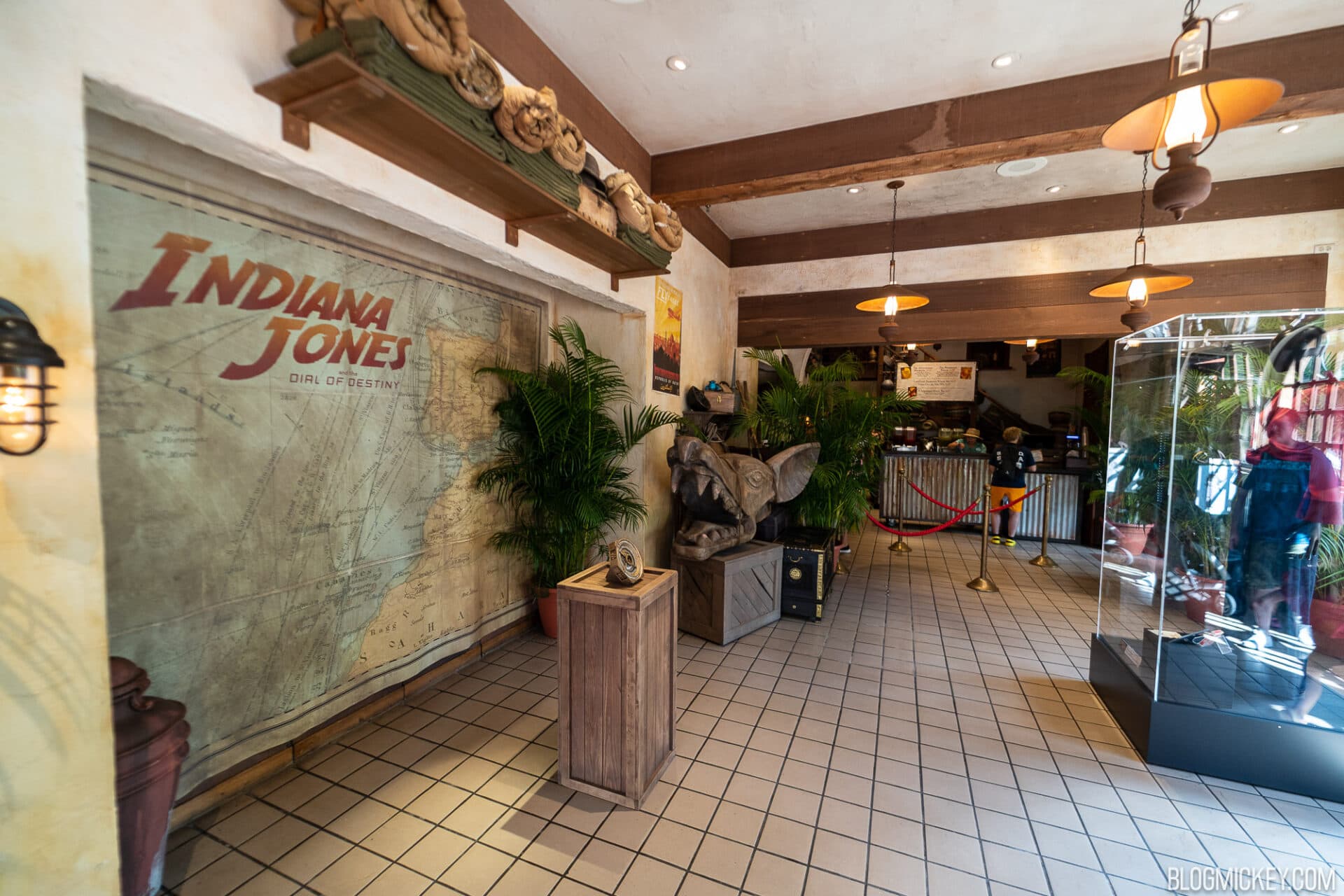 PHOTO TOUR: New Indiana Jones Den of Destiny Prop Gallery & Bar at ...