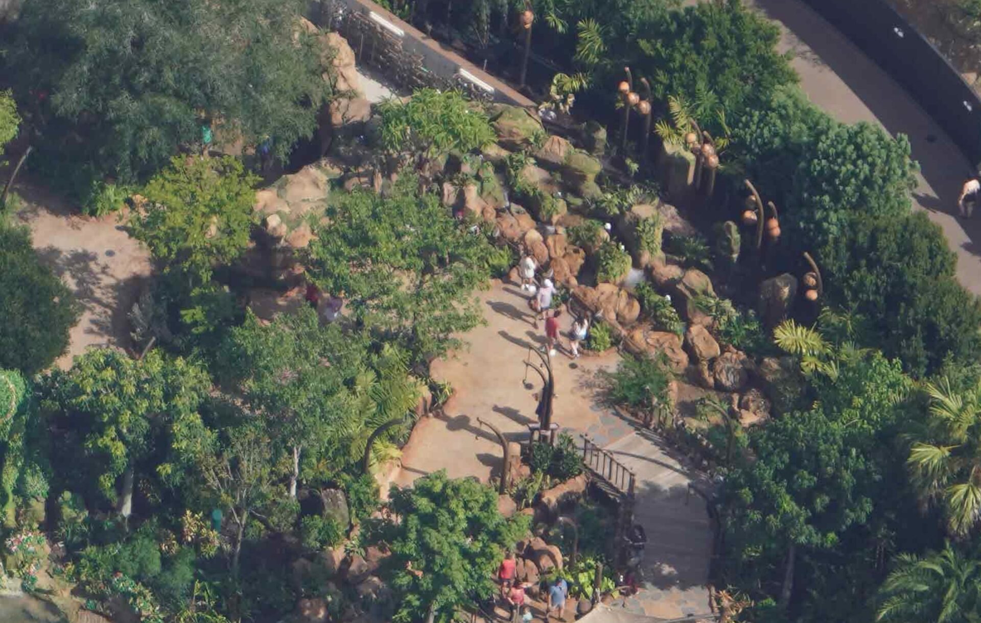 Aerial Photos Show Journey of Water Moana Nature Trail During Cast ...