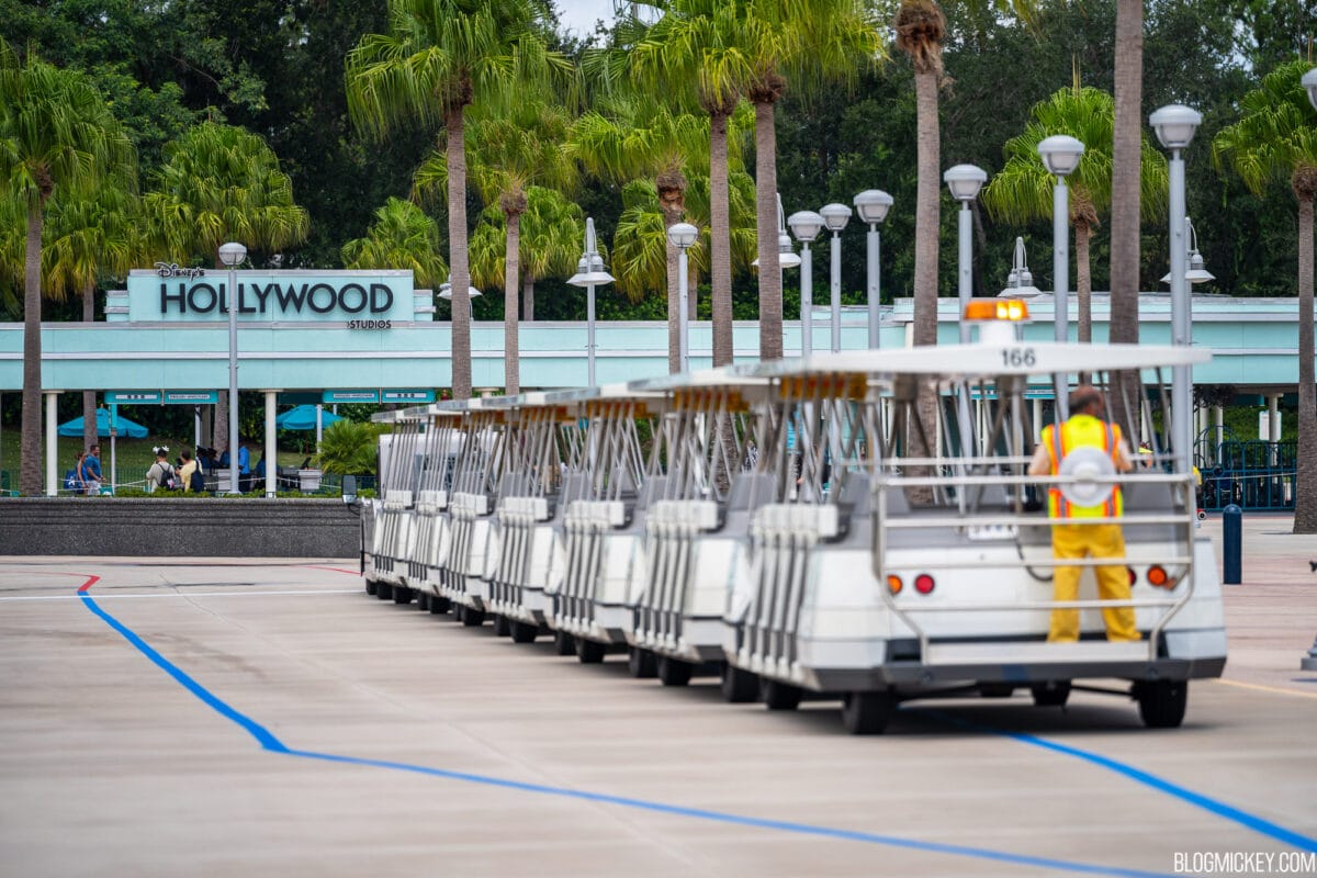 Parking Lot Tram Testing Underway at Disney's Hollywood Studios