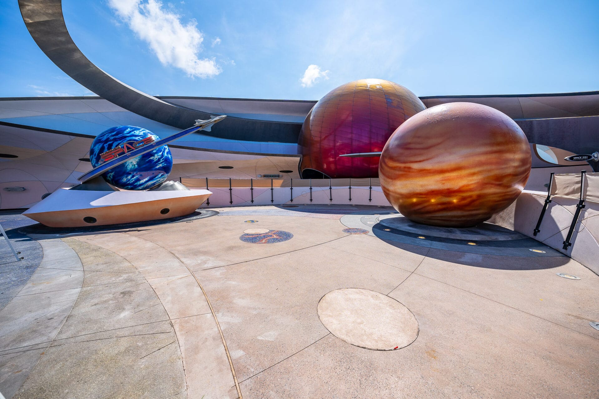 Mission: SPACE Planetary Plaza Pavement Refurbishment Complete, Mars ...