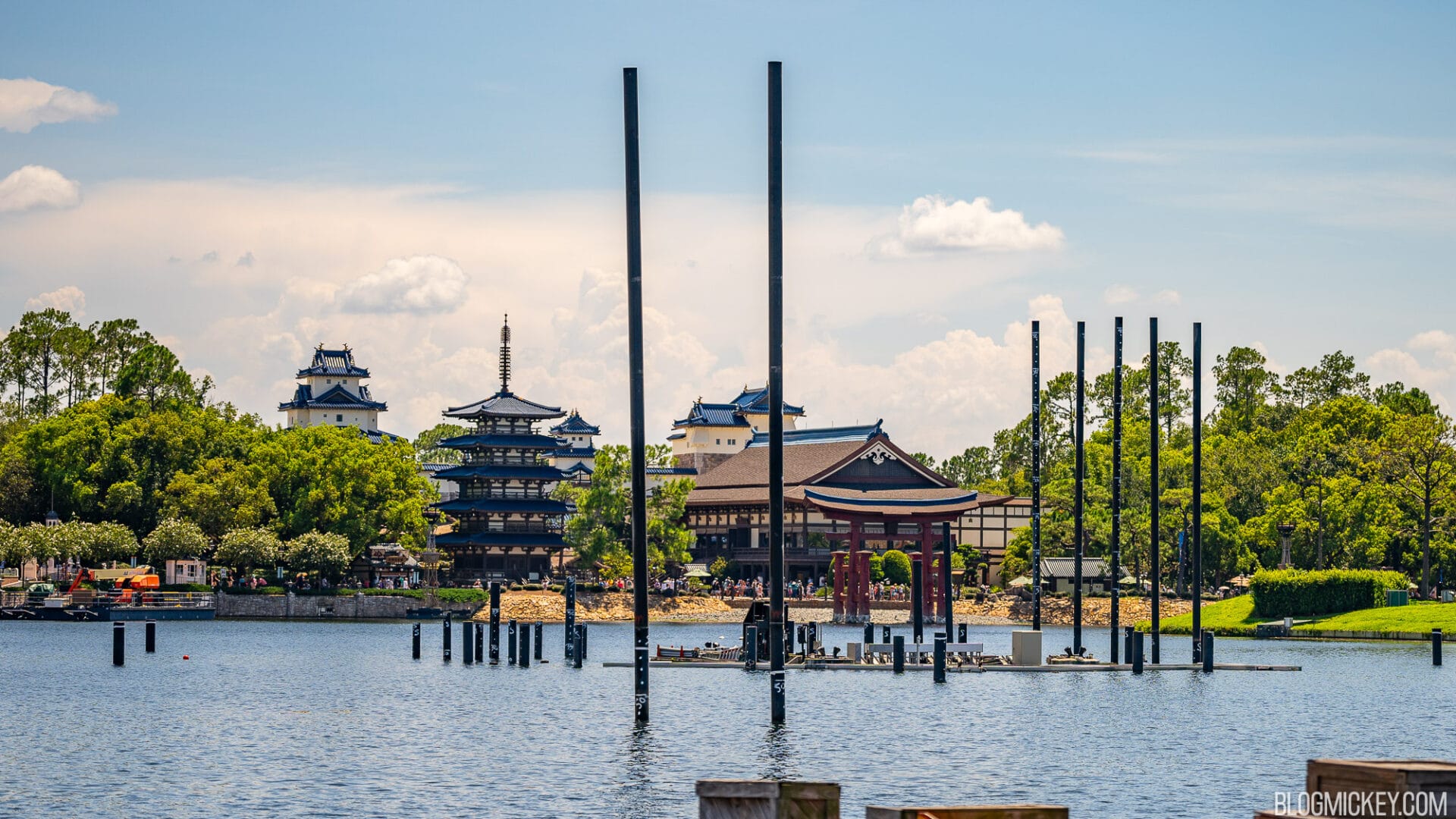 Reach for the Sky! Extra-Tall Pilings Installed in World Showcase ...