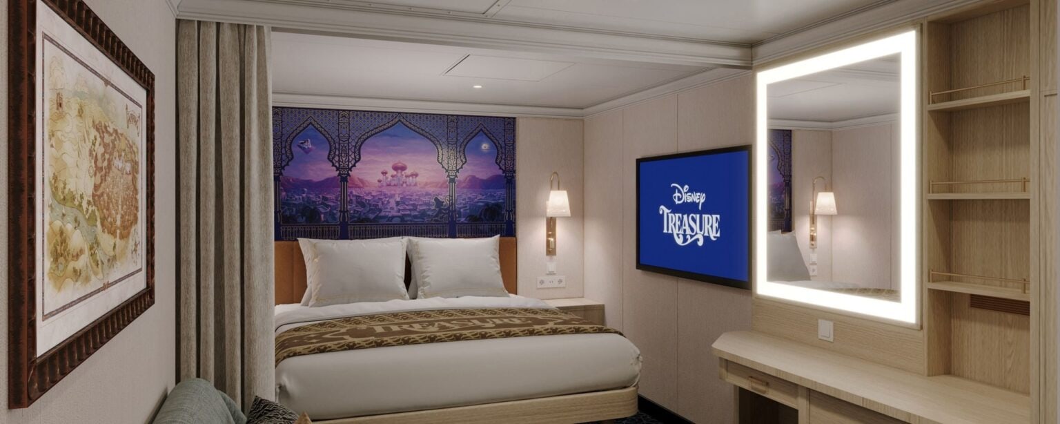 Disney Treasure Cruise Ship: 1,200+ Staterooms Themed to Beloved Disney ...