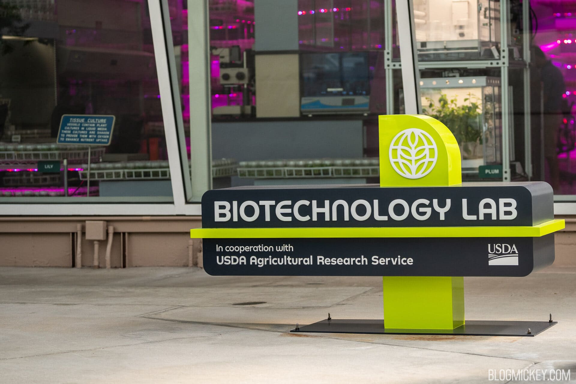 New Biotechnology Lab Sign at 'Living With the Land' Embraces Updated ...