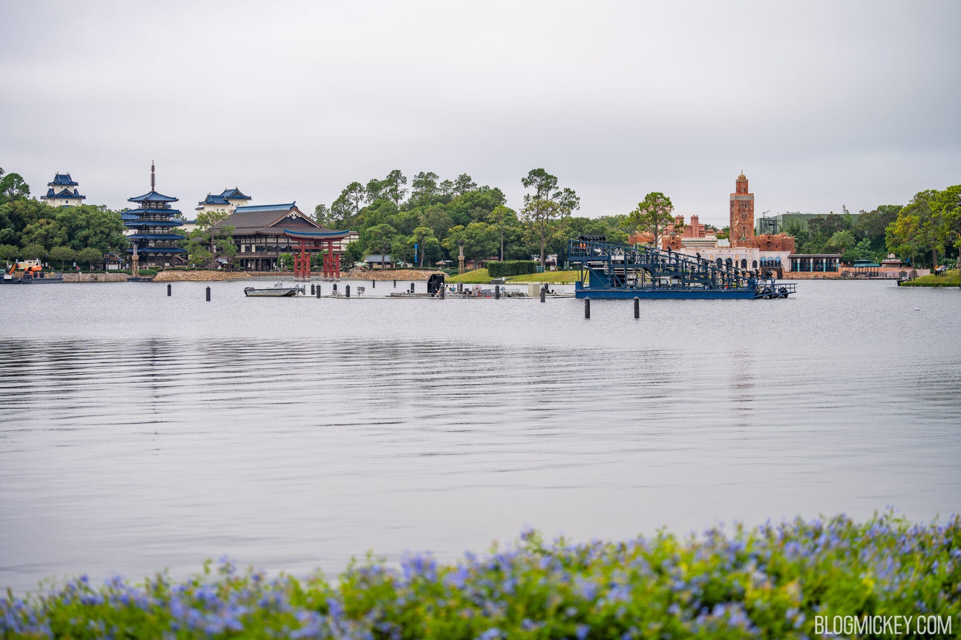 New Movable, (Relatively) Low-Profile Barge Arrives in World Showcase ...