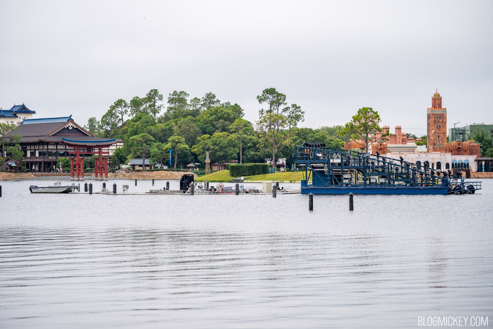 New Movable, (Relatively) Low-Profile Barge Arrives in World Showcase ...