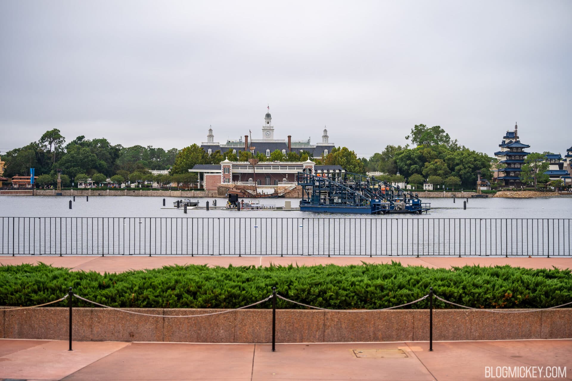 New Movable, (Relatively) Low-Profile Barge Arrives in World Showcase ...