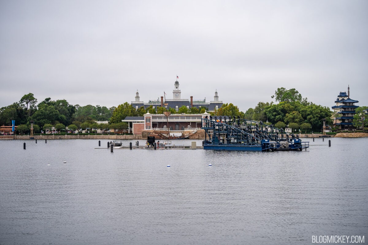 New Movable, (Relatively) Low-Profile Barge Arrives in World Showcase ...
