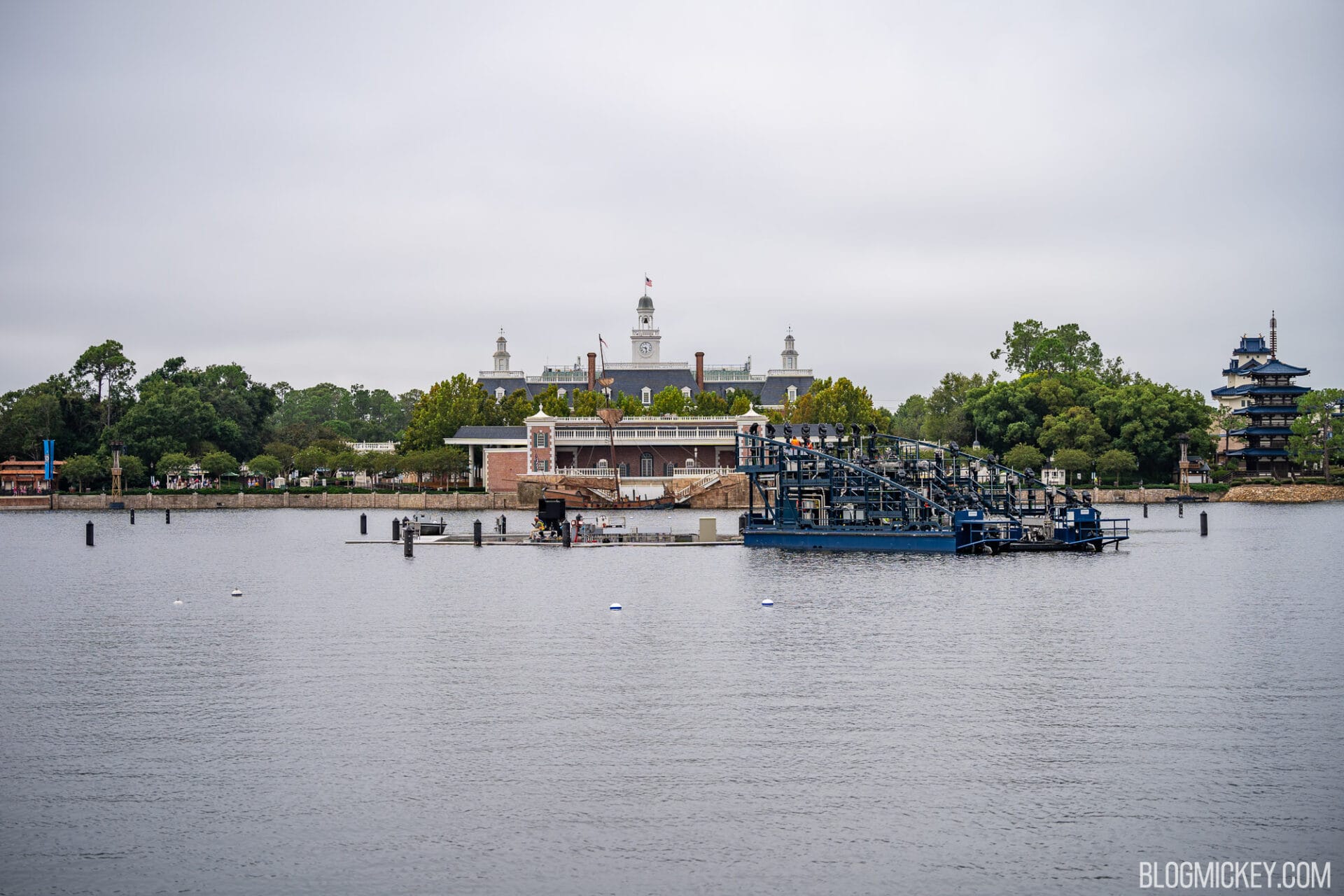 New Movable, (Relatively) Low-Profile Barge Arrives in World Showcase ...