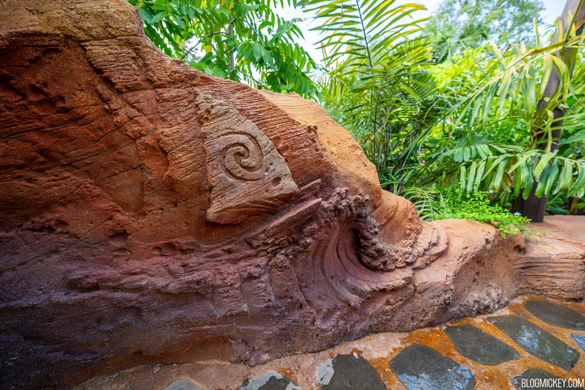 Hidden Characters & A Hidden Mickey at Moana Journey of Water in EPCOT
