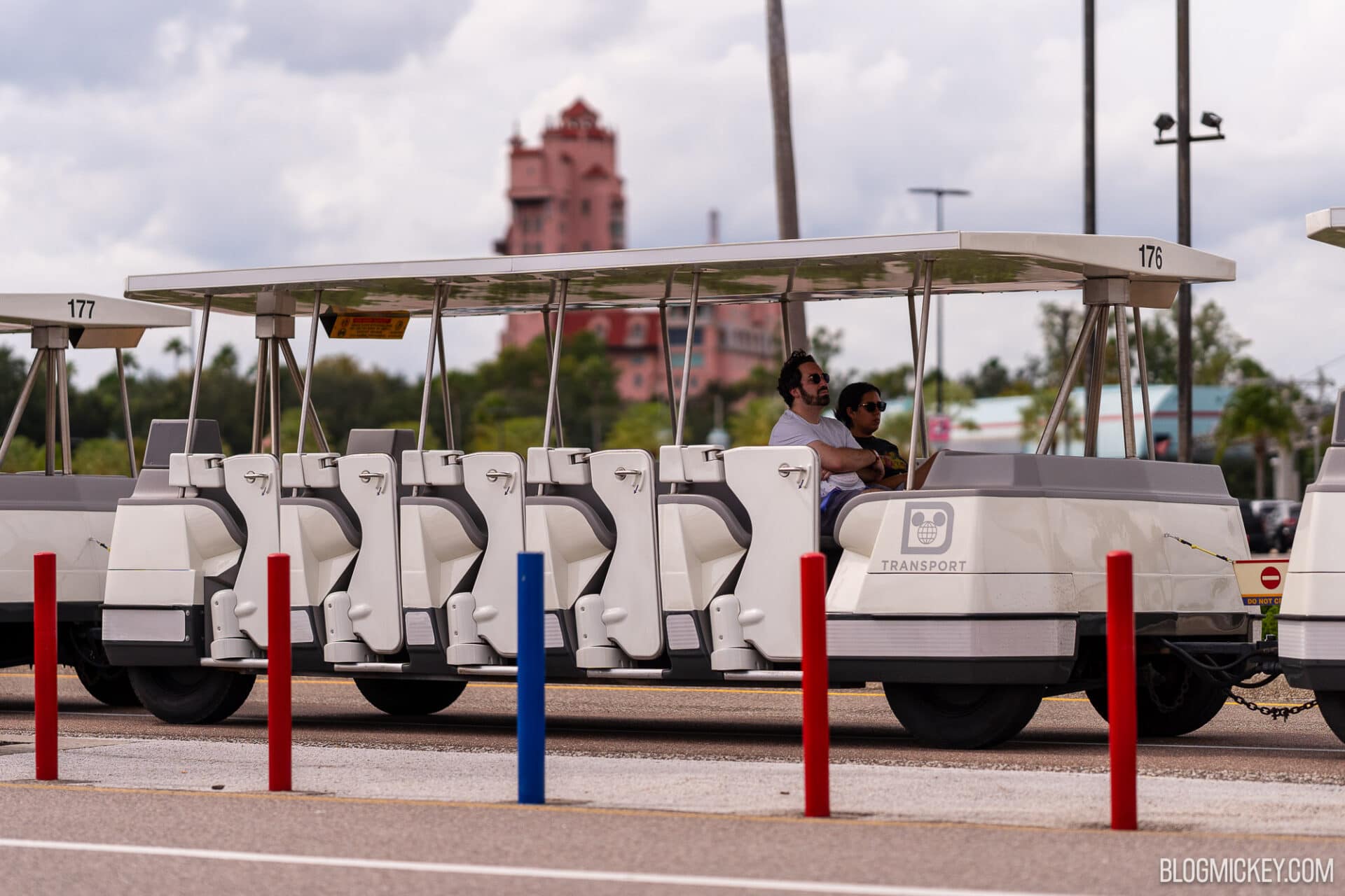 After More Than 1,100 Days Courtesy Parking Lot Trams Return to All ...
