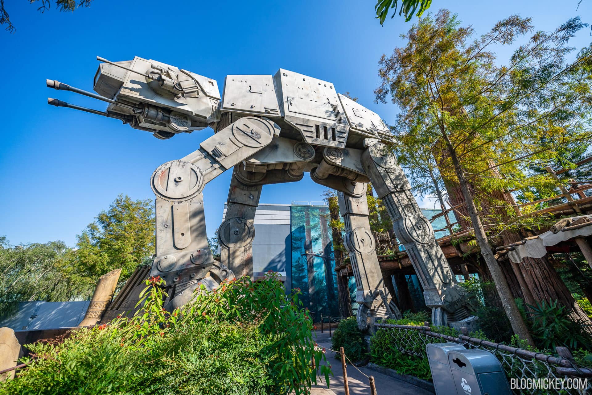 Star Tours Endor Mural Refresh (Basically) Complete at Hollywood Studios