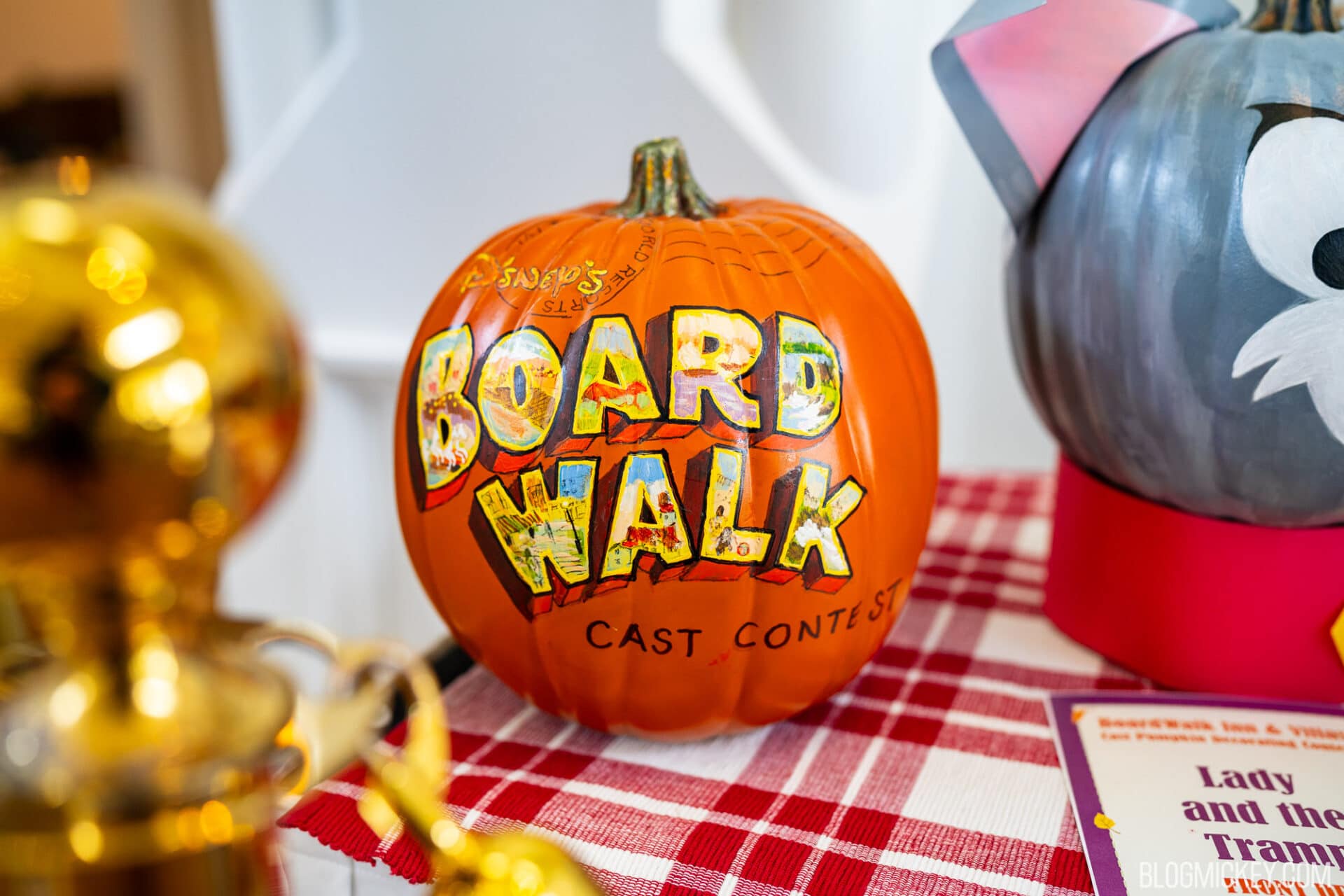 2023 Halloween Pumpkin Display at Disney's BoardWalk Resort