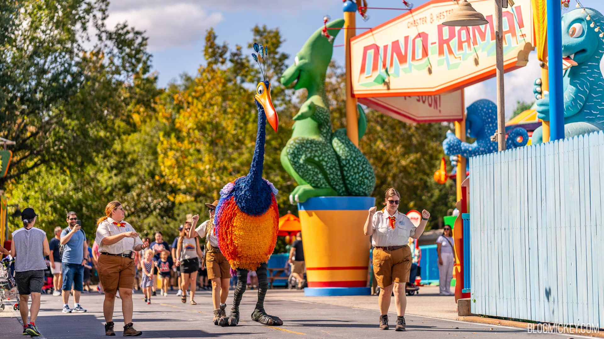 Kevin Now Roaming DinoLand USA at Animal Kingdom