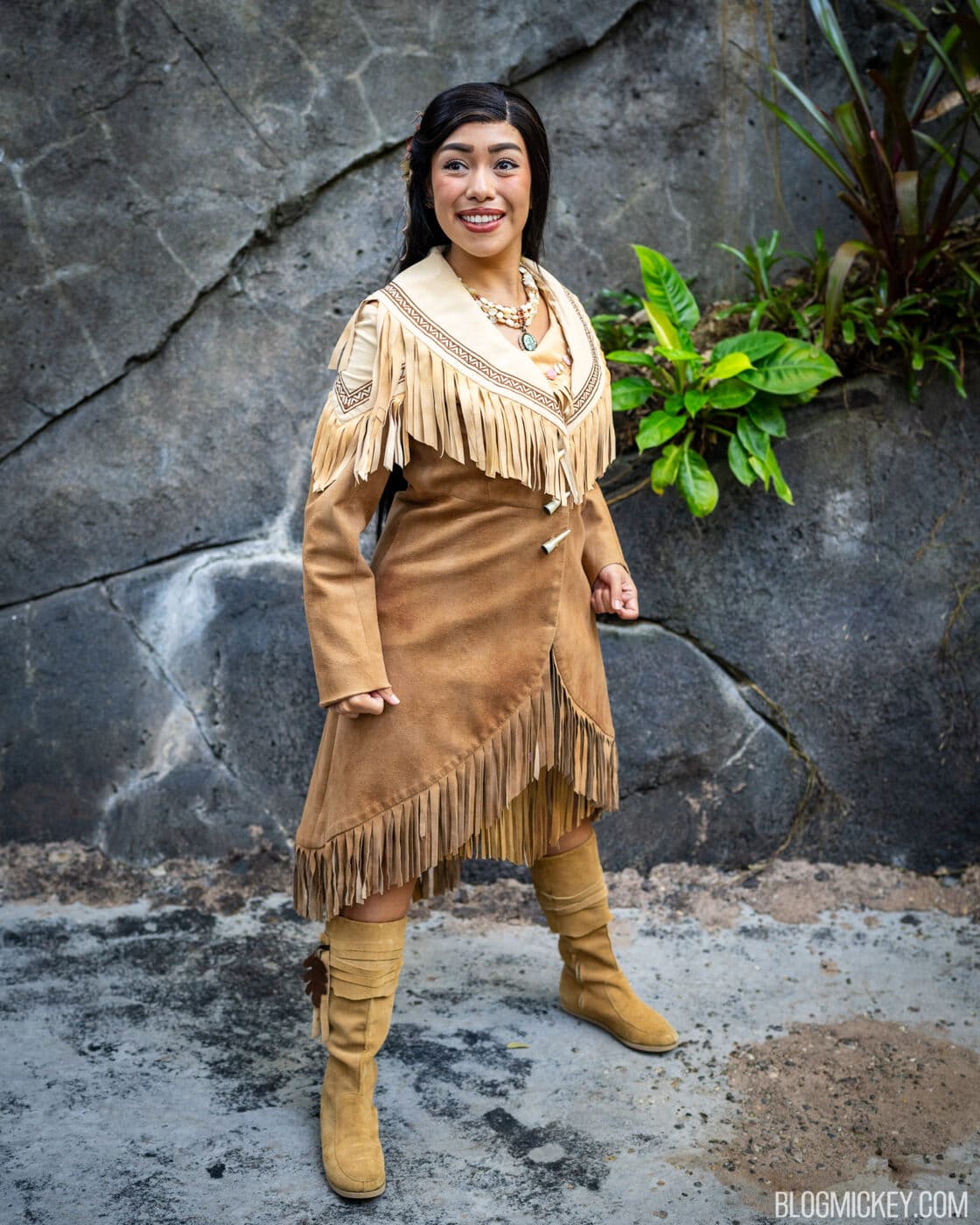 Pocahontas & Meeko Meet and Greets Move To The Oasis During Morning ...