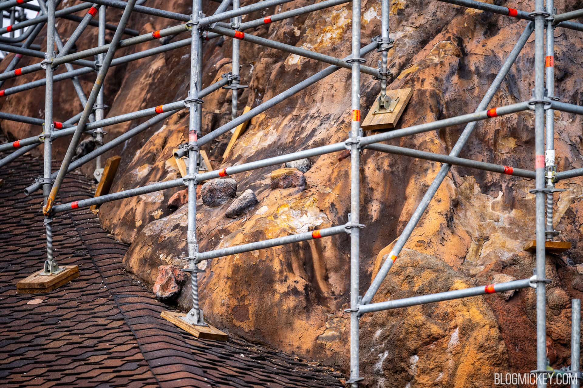 Rainforest Cafe Volcano Under Refurbishment at Disney Springs