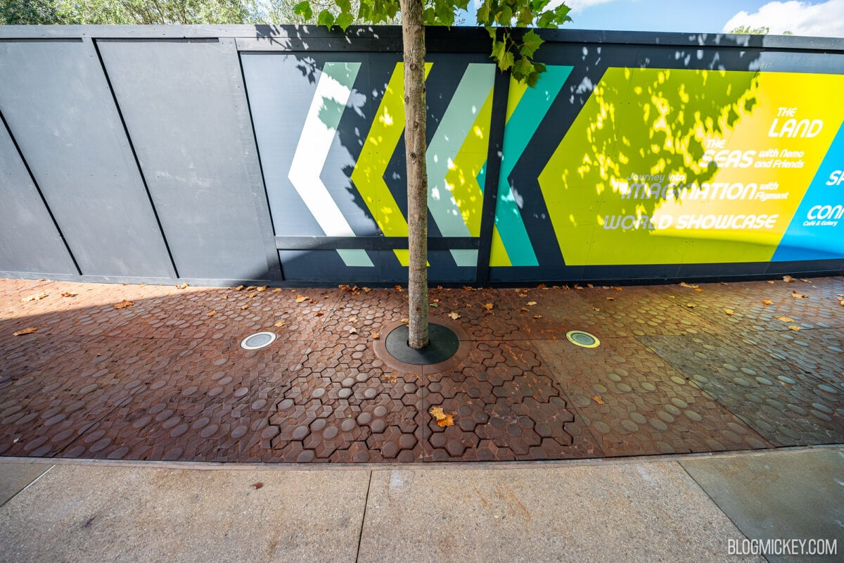 EPCOT Floor Update: World Celebration Flooring Pattern Finally Visible ...