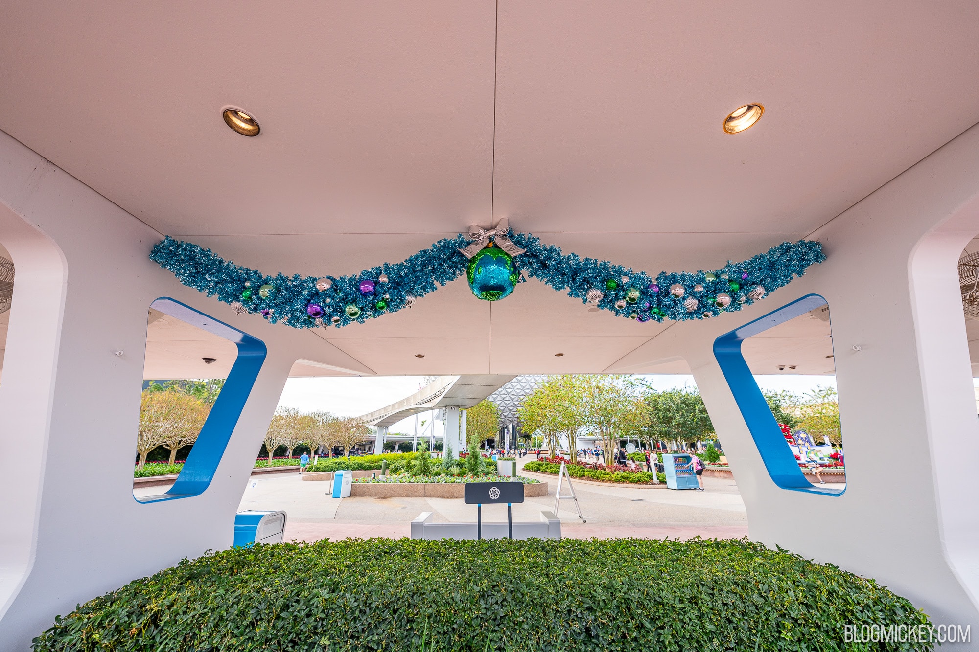 More Main Entrance Decor Arrives for 2023 EPCOT Festival of the Holidays