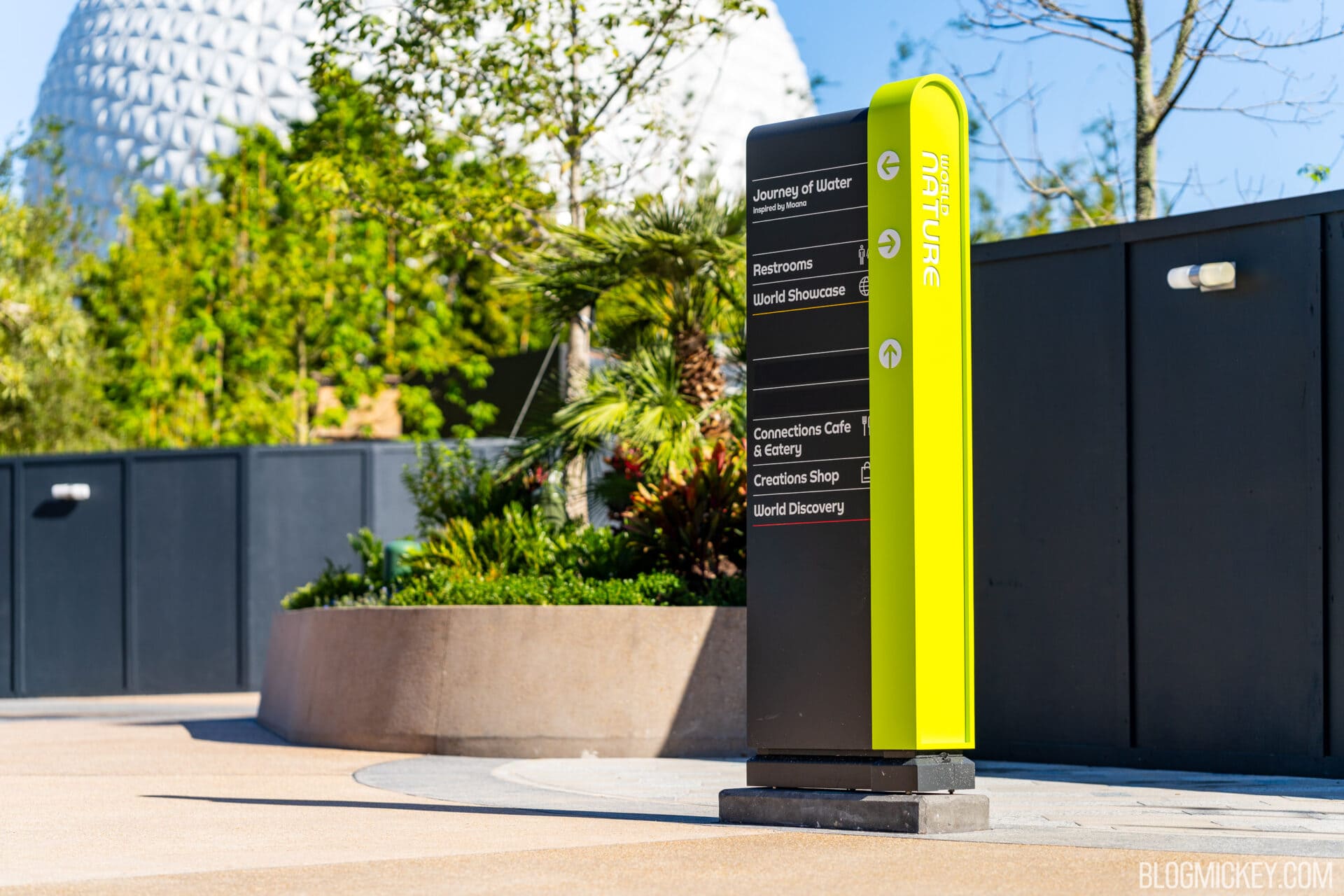 New World Nature Wayfinding Sign Installed at EPCOT
