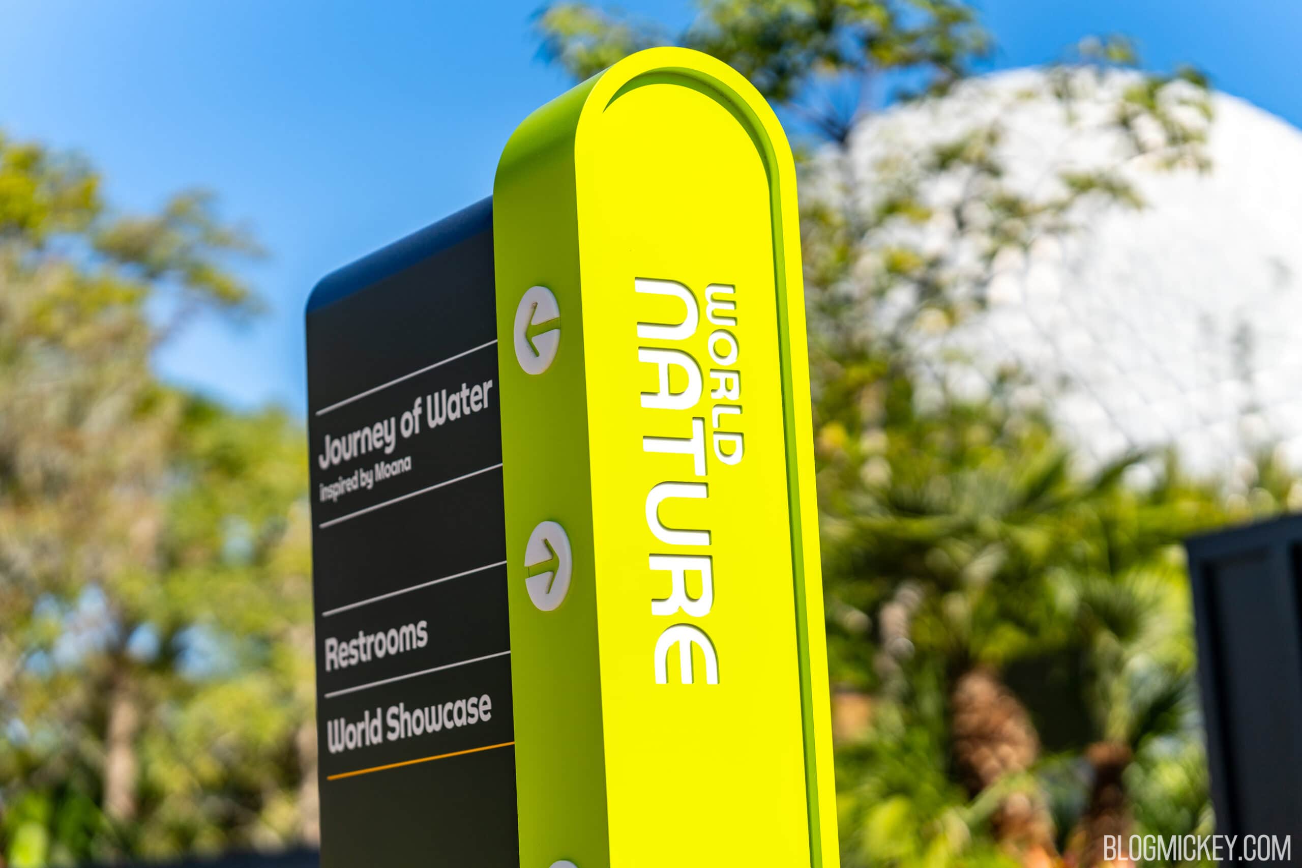 New World Nature Wayfinding Sign Installed at EPCOT