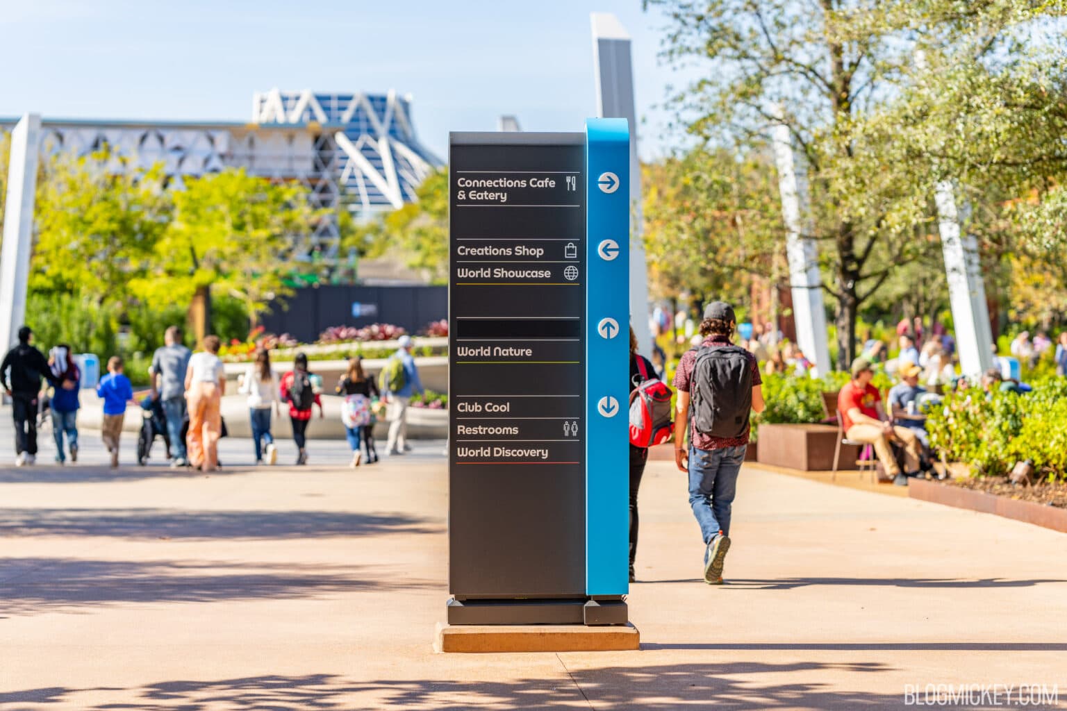 New World Nature Wayfinding Sign Installed at EPCOT
